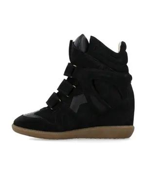Isabel Marant Étoile Bekett High-top Wedge Sneakers - Black