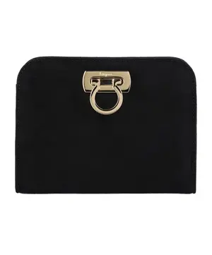 FERRAGAMO Chain Shoulder Bag - Black