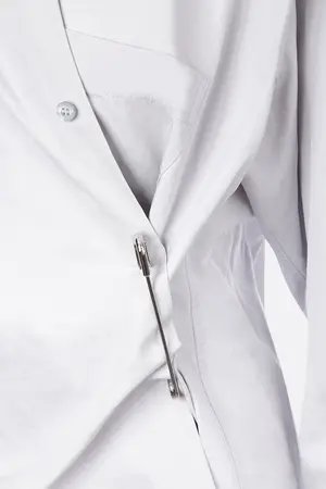 Balenciaga Cotton Asymmetrical Shirt