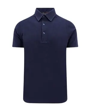 Loro Piana Short Sleeved Polo Shirt - Black