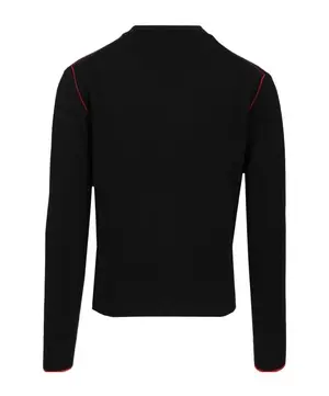 VIVIENNE WESTWOOD V-neck Cardigan With Embroidered Orb Logo