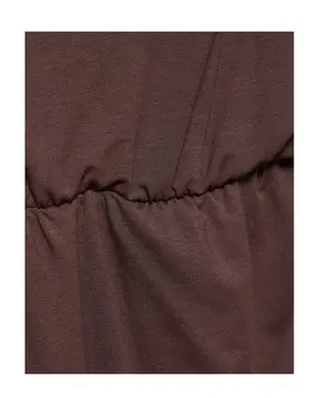 Attico Neck-hanging Knitted Mini Dress With Chain Belt