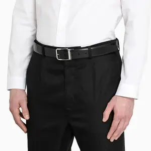 Prada Leather Double-sided Belt With Square Buckle