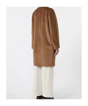 Max Mara Roseto Double Breasted Midi Coat