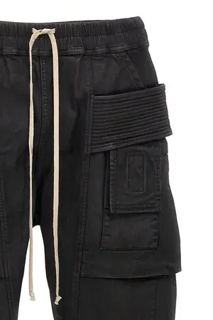 Rick Owens Creatch Cargo Pants - Black