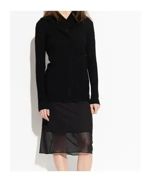 IRO PARIS Straight Skirt With Back Slit Seam