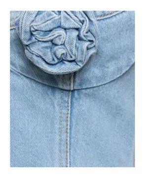 Magda Butrym Denim Corset Top