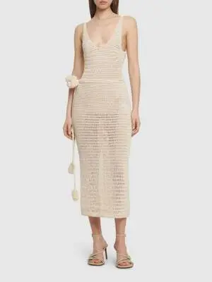 Magda Butrym Crocheted Wrap Skirt