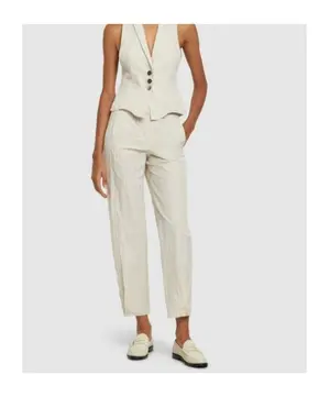 Giorgio Armani Striped High Waist Trousers
