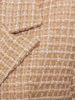 Alessandra Rich Textured Cropped Blazer