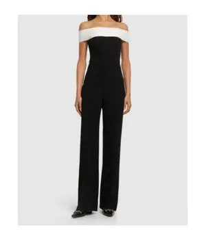 Roland Mouret Off-the-shoulder Stretch Cady Jumpsuit