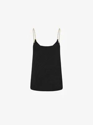 Givenchy Chain Strap Silk Camisole