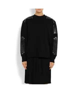 Givenchy Knitted Pullover With Embellished Sleeves