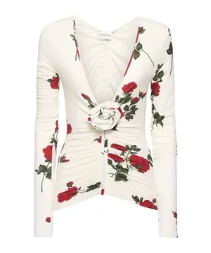 Magda Butrym Long-sleeved Blouse - White