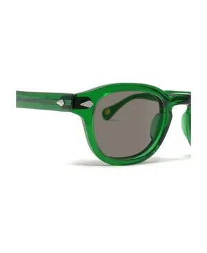 MOSCOT Lemtosh Oval Frame Sunglasses - Gray