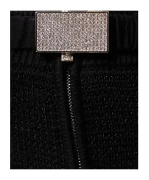 Alessandra Rich Zipper Skirt With Sequins
