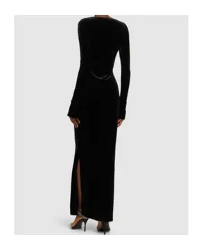 16Arlington Solaria Velvet Midi Dress