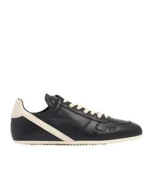 Rick Owens Low Top Leather Sneakers