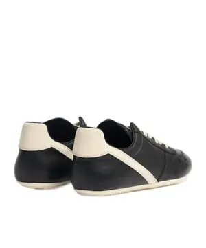Rick Owens Low Top Leather Sneakers