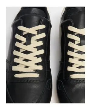 Rick Owens Low Top Leather Sneakers