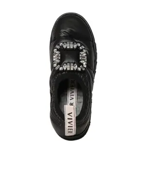 ROGER VIVIER Embellished Buckled Casual Sneakers