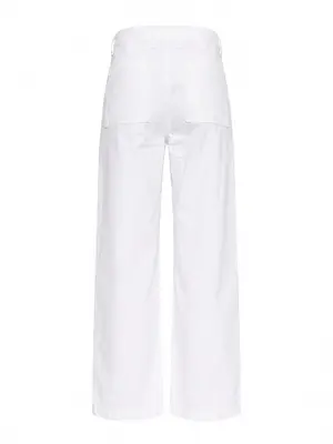 FRAME High-waisted Patch-pocket Barrel-leg Jeans