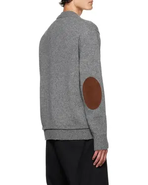 MAISON MARGIELA Crewneck Jumper With Elbow Patches