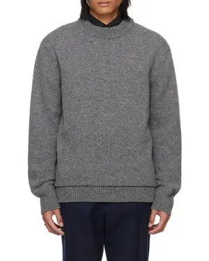 MAISON MARGIELA Crewneck Jumper With Elbow Patches