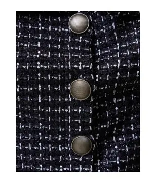 Alessandra Rich Tweed Jacket With Bow Detail And Sequins