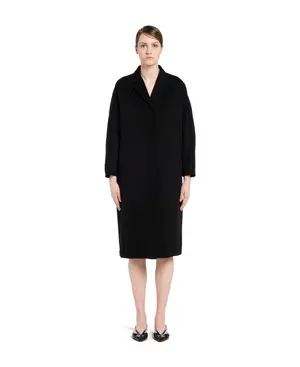 Prada Single-breasted Cashgora Overcoat