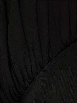 16Arlington Long Sleeve Maxi Dress With Button Fastening And Back Slits