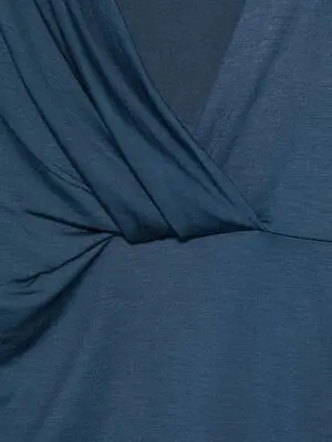 Patrizia Pepe V-neck T-shirt With Pleated Design