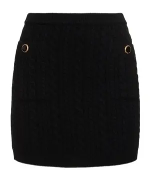 Alessandra Rich Knitted Mini Skirt