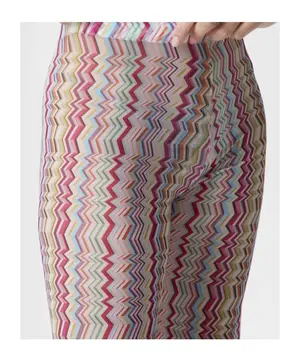 Missoni Zigzag Tulle Flared Trousers