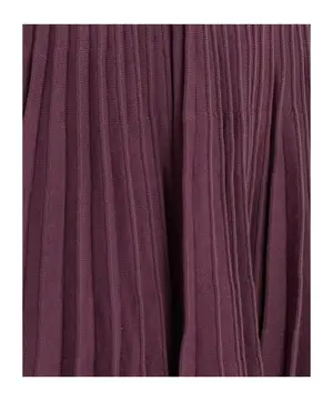 Magda Butrym Pleated Cotton Mini Dress