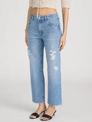 FRAME The Hang Distressed Jeans