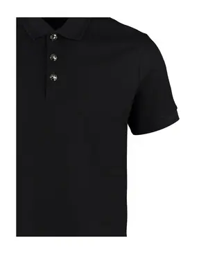 Burberry Embossed Buttons Polo Shirt