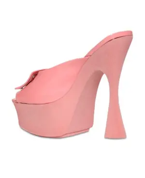 ROGER VIVIER Logo Patent Leather Platform High-heel Sandals
