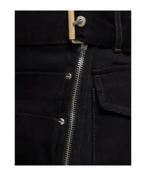 DION LEE Belted Zipper Skirt