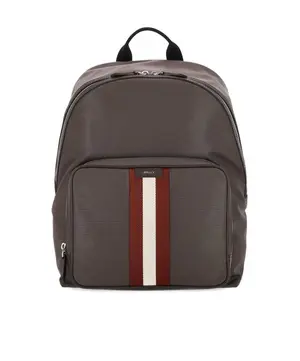 Bally Mavrick Leather Backpack - Black
