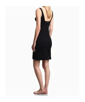 Emporio Armani V-neck Ruched Dress
