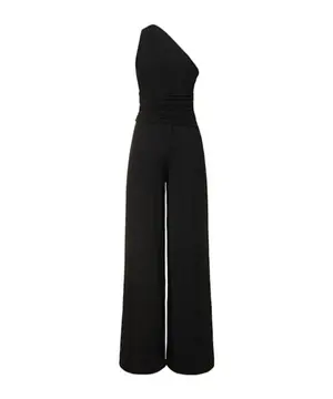 Michael Kors One-shoulder Knitted Jumpsuit