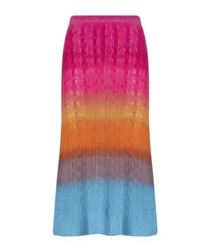 Etro Wool Knit Midi Skirt