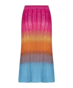 Etro Wool Knit Midi Skirt