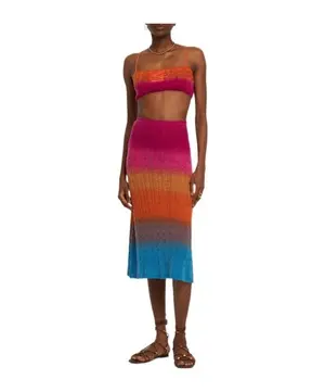 Etro Wool Knit Midi Skirt