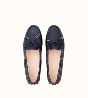 TOD'S Gommino Loafers With Tie Fastening - Black