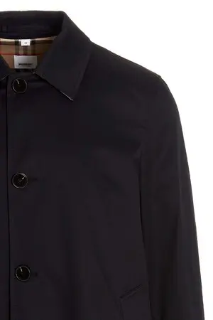 Burberry Single-breasted Midi Coat