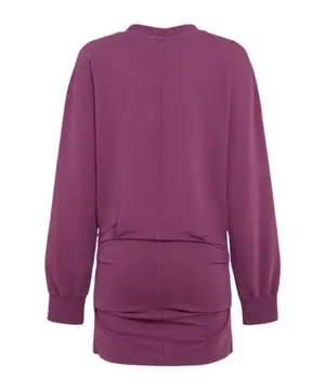 Attico Ruched Jersey Mini Dress