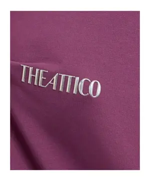 Attico Ruched Jersey Mini Dress