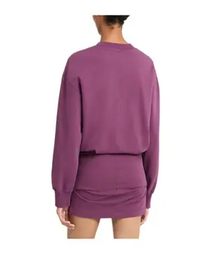 Attico Ruched Jersey Mini Dress